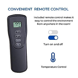 Duluth Forge Split Red Oak Ventless Log Set – 18 Inch, 30,000 BTU, Dual Fuel (Propane/Natural Gas), Remote Control, Realistic Fireplace Insert