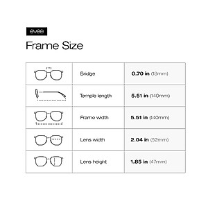 EVEE Classic Half Frame Polarized Semi-Rimless Sunglasses (NEERD)