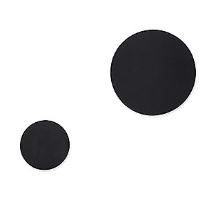 Essentra Home Matte Black Wall Mounted Decorative Coat Hooks, Wall Hooks Sold in Sets of 2