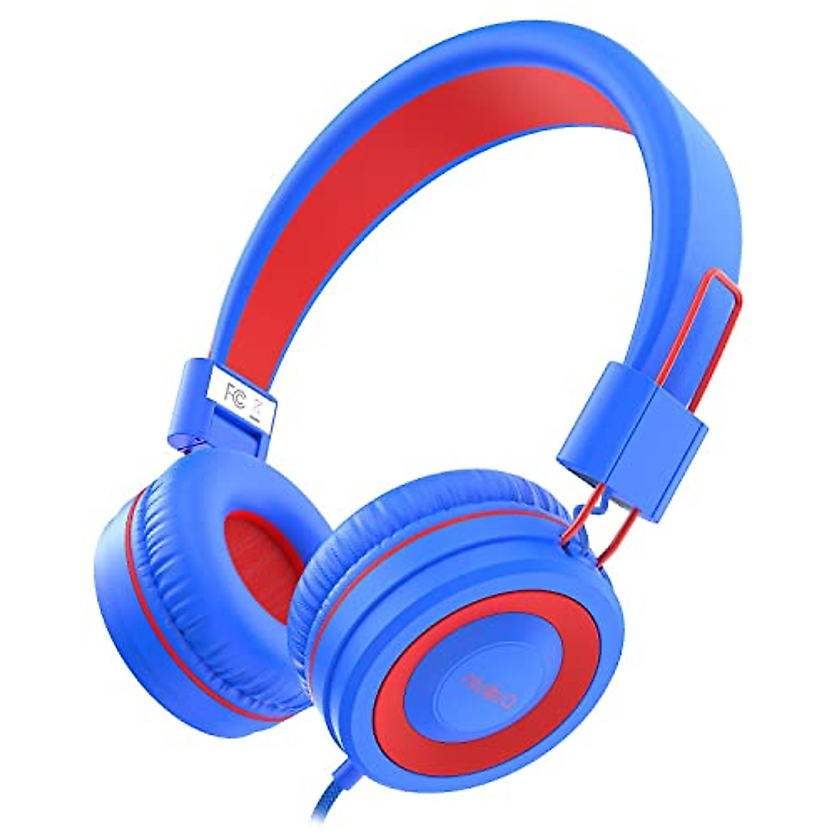 NIVAVA Kids Headphones, K8 Wired Headphones for Kids with Adjustable Headband, 3.5 MM Jack for School, Foldable On-Ear Headset for Amazon Kindle, Fire Boys Girls Children, Tablet Cellphones Airplane