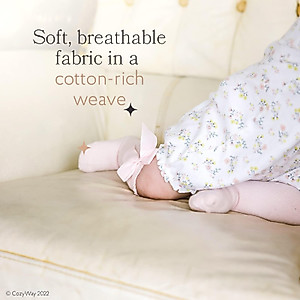 CozyWay Baby Knee High Bow Socks For Baby Girls Infant 0-9 Months 3-3 Pack