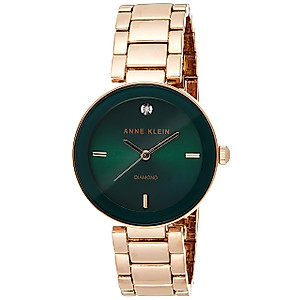 Anne Klein Women's Genuine Diamond Dial Bracelet Watch