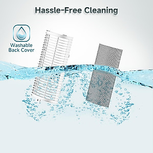 Portable Air Conditioner Tower Fan, 16" Evaporative Air Cooler with Remote, 90° Oscillating & 4 Wind Speeds, Cool Mist & 2-10H Timer, Touch Screen Cooling fan Air Conditioner for Room Office Camping