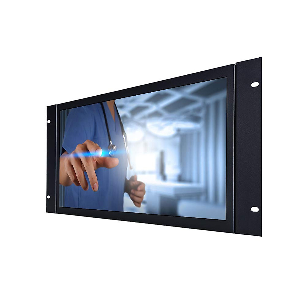 iChawk 17.3'' inch Monitor 1920x1080 16:9 Widescreen HDMI-in VGA USB Built-in Speaker Embedded Open Frame Wall-Mounted Driver Free Multi-Point Capacitive Touch LCD Screen Monitor K173MT-59C