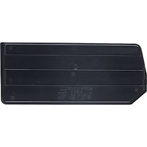 Quantum Storage Systems Quantum bin, Black, 6 Count