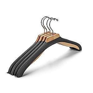 NAHANCO 2045C 17" Foam Hanger Covers, Grey (Bulk pack of 500)