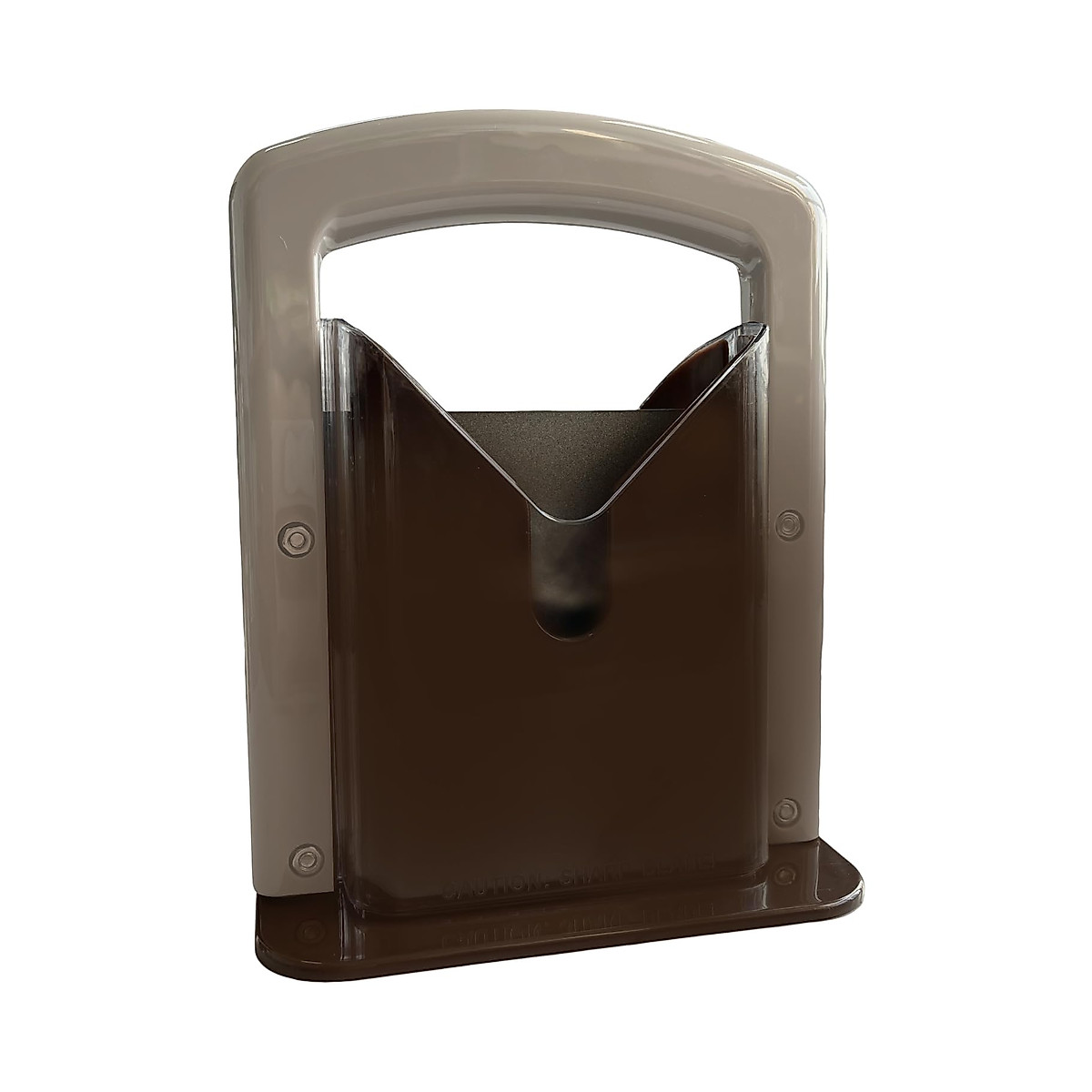 Bagel Slicer, Safety Handle, Bagel Cutter Stainless Steel (Silver)