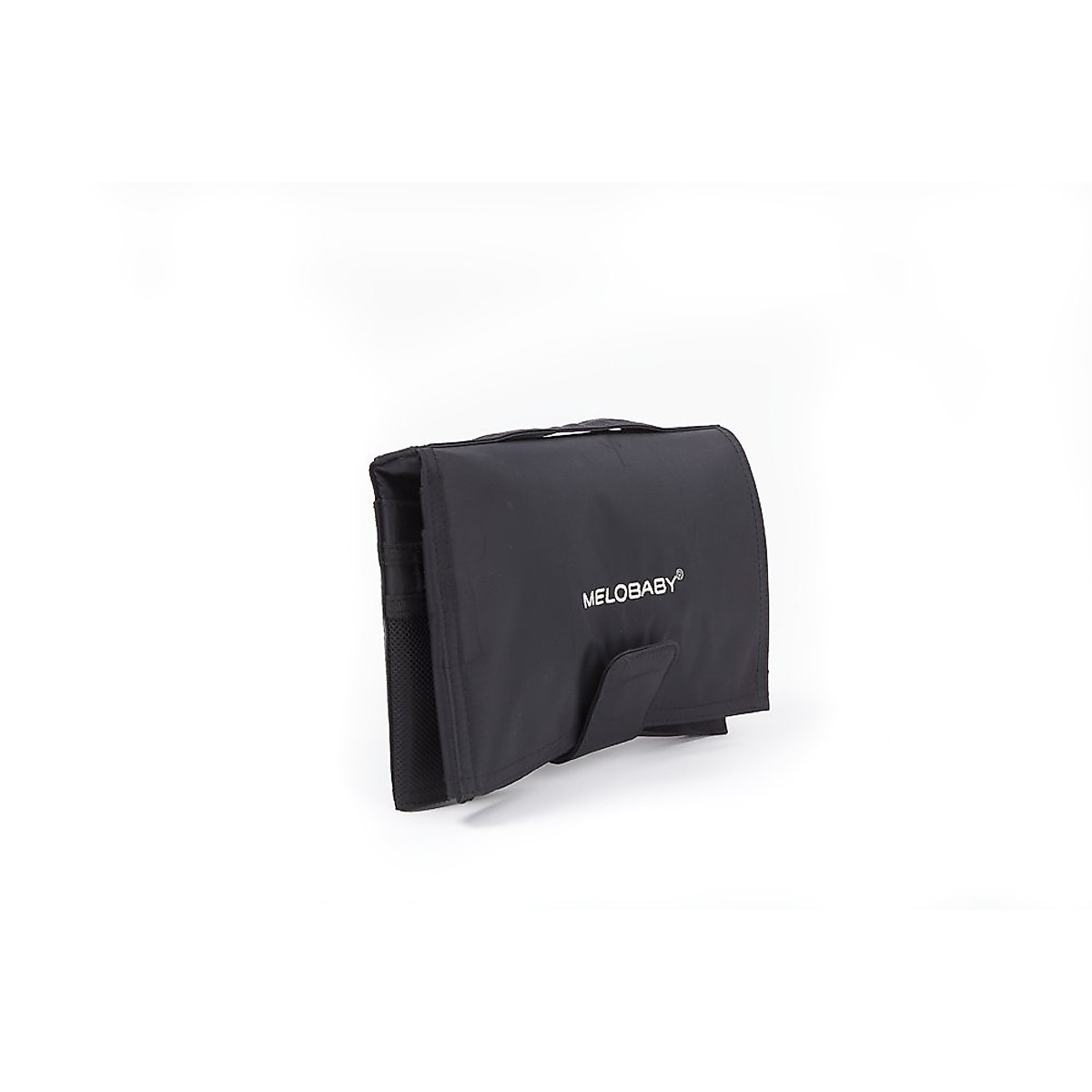 MELOBABY Melonoir Wallet Mat Changing Pads, Black/Charcoal