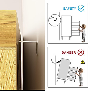 Vibe & Dine 6 Drawer Dresser, White Wooden Dresser for Bedroom, Wide Chest of Drawers with Solid Wood Handles and Legs for Living Room