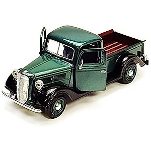 Motormax 1937 Ford Pickup Truck Green 1:24 Diecast Car