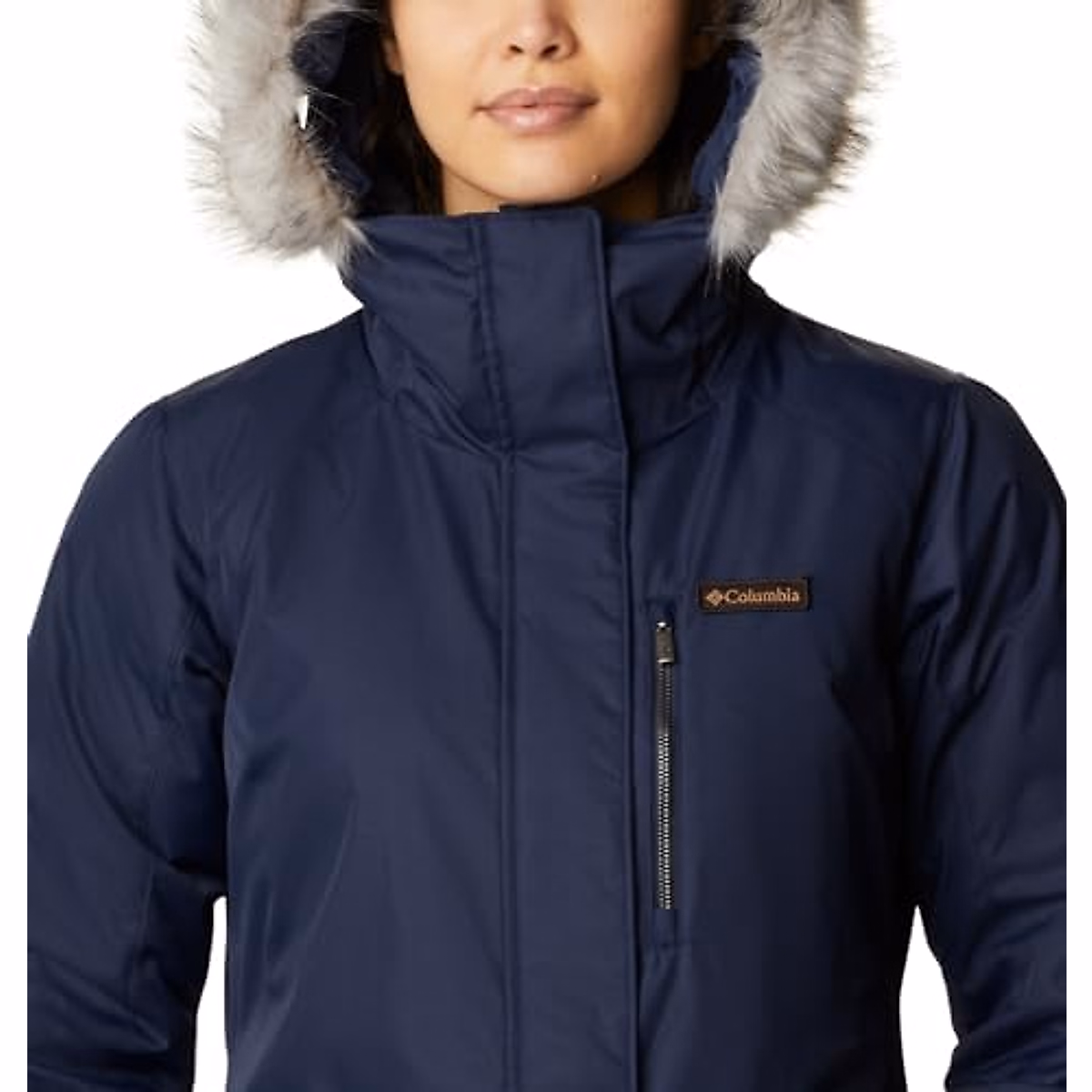 Columbia Women's Suttle Mountain Long Insulated Jacket, Dark Nocturnal, 2X Plus
