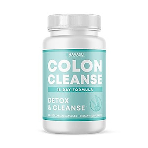 Colon Cleanse for Detox and Weight Loss | 15 Day Fast-Acting Detox Cleanse and Natural Laxative for Constipation Relief and Bloating Relief | Body Cleanse Detox for Women and Men | Vegan & Non-GMO