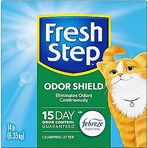 Fresh Step Odor Shield Clumping Litter With Febreze Freshness, 14 lb. Box