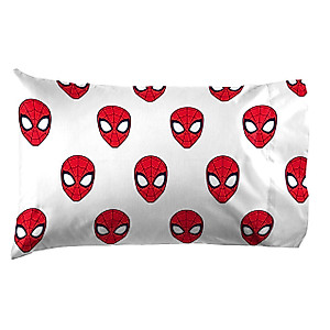 Jay Franco Marvel Spiderman Spidey Daze Twin Sheet Set - 3 Piece Set Super Soft and Cozy Kid’s Bedding - Fade Resistant Microfiber Sheets (Official Marvel Product)