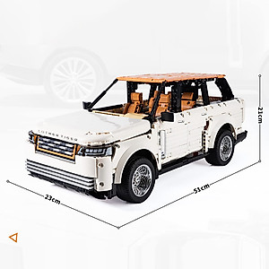 MISINI 10512 Defender Off-Road Vehicle, 1: 8 Vehicle Building Block Set, Iconic Car Model Toy for Adult Gift Giving or Display (3180 Pieces)