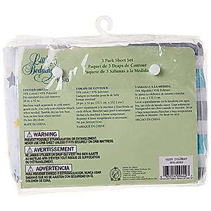 Little Bedding by NoJo Twinkle Twinkle 3 Piece Crib Sheets