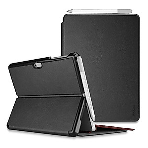 ProCase Case for 12.3" Surface Pro 7 Plus/Pro 7/ Pro 6/ Pro 5/ Pro 2017/ Pro 4/ Pro LTE, Slim Light Smart Cover Stand with Built-in Pen Holder, Compatible with Surface Type Cover -Black