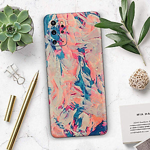 DesignSkinz Liquid Abstract Paint Remix V12 Protective Vinyl Decal Wrap Skin Cover Compatible with The Samsung Galaxy S20 (Screen Trim & Back Glass Skin)