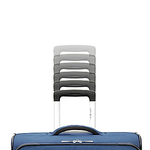 Samsonite Men's 2-Piece Lightweight Suitcase Set, Blue Depth, 20" & 24" Carry On & Spinner