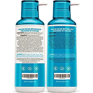 Biotin Shampoo and Conditioner Set with Castor Oil Sulfate Free for Men and Women - With Shea to Promote Intense Moisture for Hair