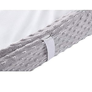 Baby Changing Pad Cover, Super Soft Minky Dot Diaper Changing Table Covers for Baby Girls and Boys, Ultra Comfortable, Safe for Babies, Fit 32"/34'' x 16" Pad (Gray)