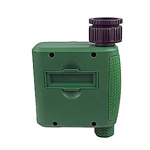 Instapark PWT-07 Outdoor Waterproof Digital Programmable Single Outlet Automatic On Off Water Faucet Hose Timer with Rain Delay and Manual Control