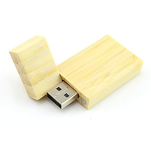5 Pack Square Bamboo Wood 2.0/3.0 USB Flash Drive USB Disk Memory Stick with Wooden (2.0/4GB)