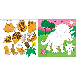 My First Color-by-Sticker Book - Dinosaurs
