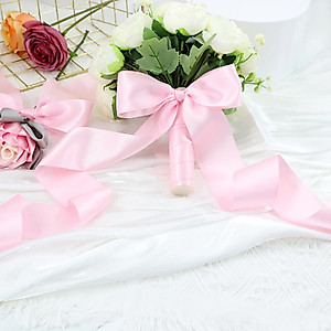 1-1/2 Inch Wide Solid Color Double Sided Polyester Satin Ribbon 20 Colors X 2 Yard Each Total 40 Yds Per Package