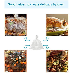 ECOOPTS Oven Bags Cooking Roasting Bags 40×Small Size Oven Bags for Chicken Meat Ham Seafood Vegetable (10 x 15 Inch 2 Pack)