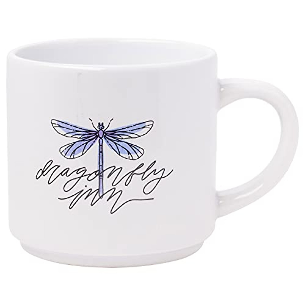 Silver Buffalo Gilmore Girls Locations 4pc Ceramic Mug Stack, 10 Ounces