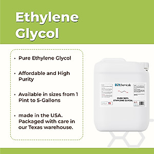 DIYChemicals Ethylene Glycol – Concentrate, Technical Grade for Industrial, Solvents
