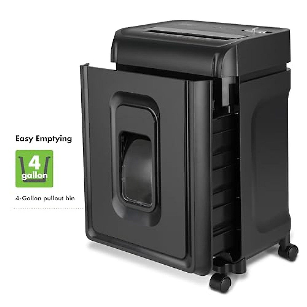 Aurora AU1035XA 10-Sheet Crosscut Paper/Credit Card Shredder with 4-Gallon Pullout Wastebasket