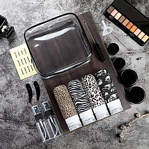 Mrsdry Travel Bottles Set for Toiletries 16 Pack, Leakproof Travel Containers for Toiletries TSA Approved Silicone Travel Accessories Squeezable Refillable 3oz, for Shampoo Conditioner Lotion