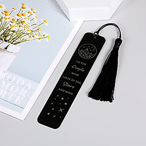 Bookmark Gift for Women Men Friendship Gifts for Women Bookmark for Fans Book Lovers Reader Birthday Christmas Inspirational Gift 1 PCS Double-Sided