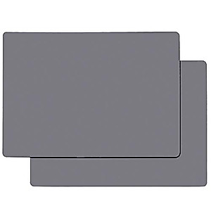 Gartful Extra Large Silicone Mats for Countertop, 28" by 20" Multipurpose Mat, Counter Table Protector, Desk Saver Pad, Placemat Nonstick Nonskid Heat-Resistant Pad, Dark Gray, 2PCS