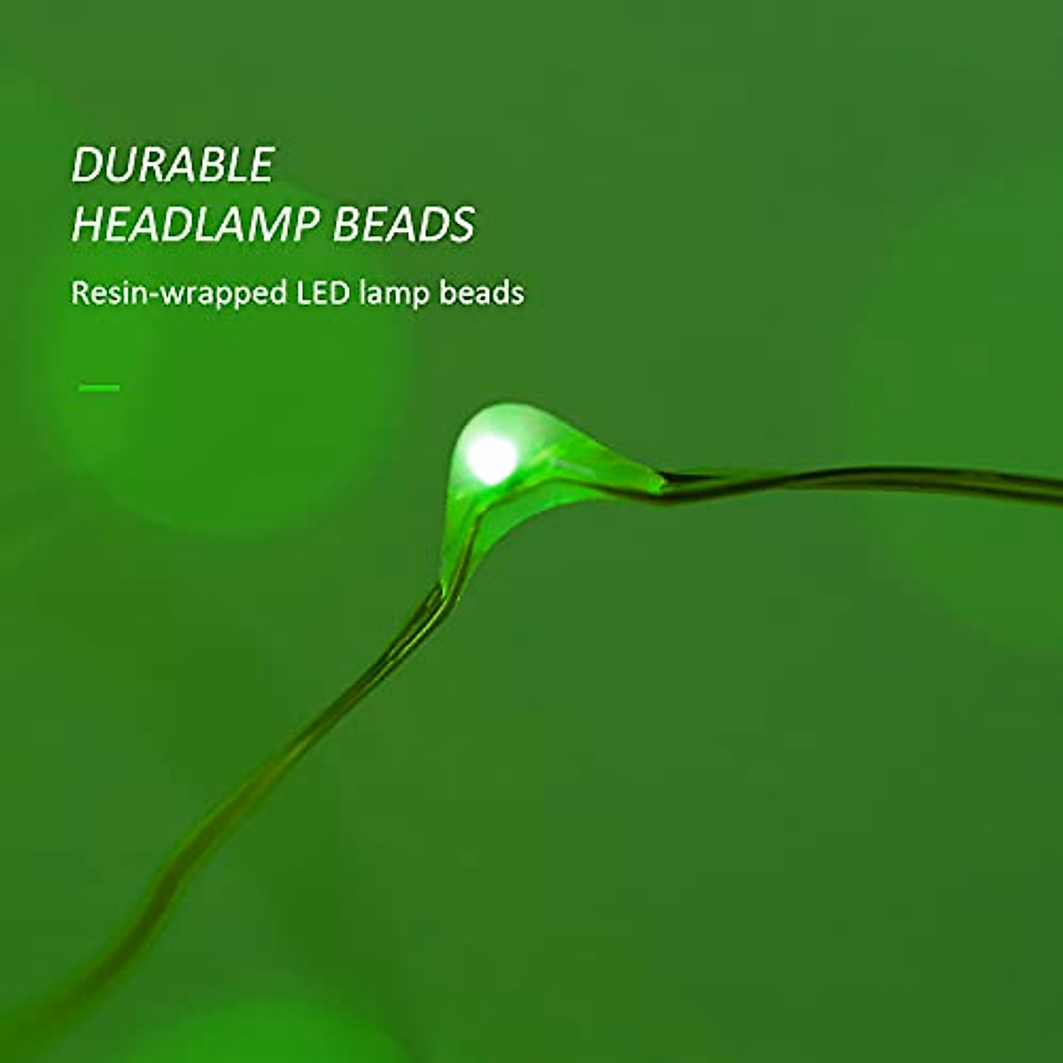 Mikasol Fairy Lights Battery Operated, 1 Pack Mini 3*AAA Battery Powered Copper Wire Led Starry String Lights Firefly Lights for Bedroom, Christmas, Parties, Decoration (5m/16ft Green)