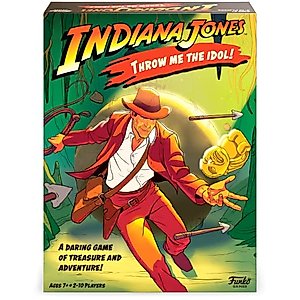 Funko Games Indiana Jones Throw Me The Idol! Family Board Game Ages 7 and Up 2-10 Players