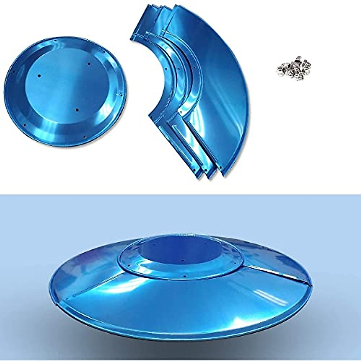 Patio Heater Replacement Dome, Propane Heat Reflector Shield Top for Outdoor Heaters