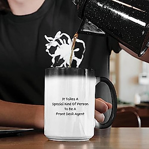 Special Person Gift for Front Desk Agent Receptionist Coworker Humor 11oz 15oz Color Changing Mug