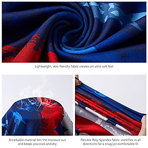 BASSDASH Men’s UPF 50+ Camo Fishing Shirt Quick Dry Long Sleeve Kayaking Hiking T-Shirts