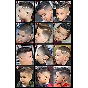 Barbershop Wall Decoration Posters for Children's Haircuts And Fashion Men's Haircuts And HaircutsCanvas Painting Posters And Prints Wall Art Pictures for Living Room Bedroom Decor Canvas Poster Bedr