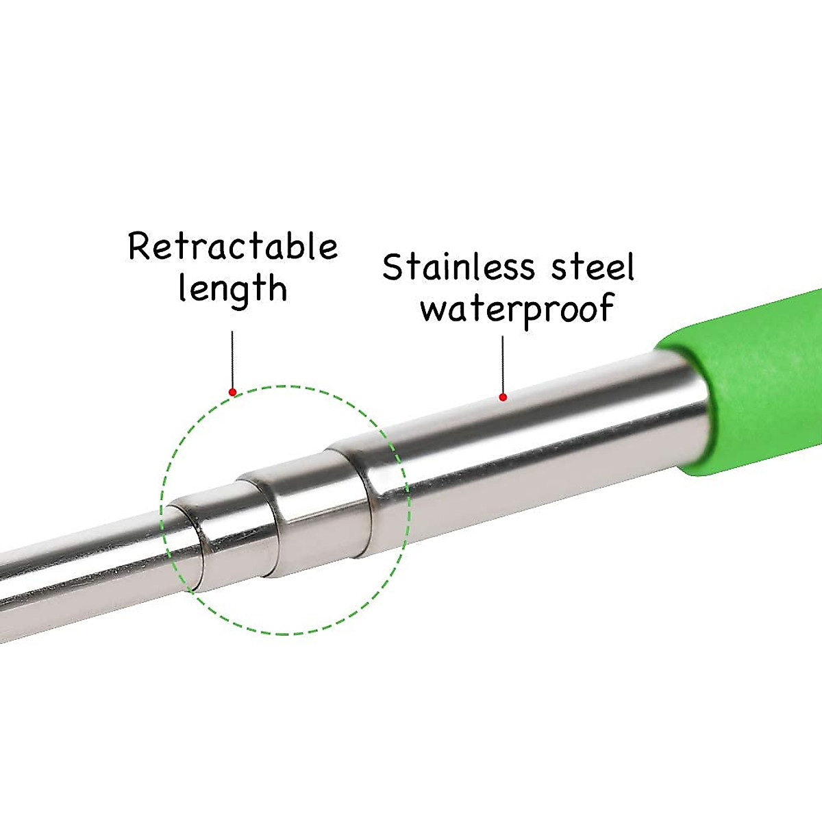 Kids Telescopic Butterfly Fishing Nets for Kids Catching Insect Net Outdoor Tools for Catching Bugs Fish Insect Ladybird, Extendable 34 Inches and Anti Slip Grip