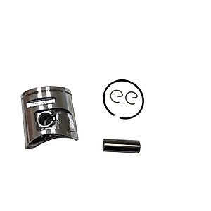 EngineRun 42MM Piston & Piston Ring Kit Compatible With Husqvarna 445 445E 450 450E Jonsered 2245 Parts Chainsaw Replacement Part Fits for OEM 544088403 544 08 84-03