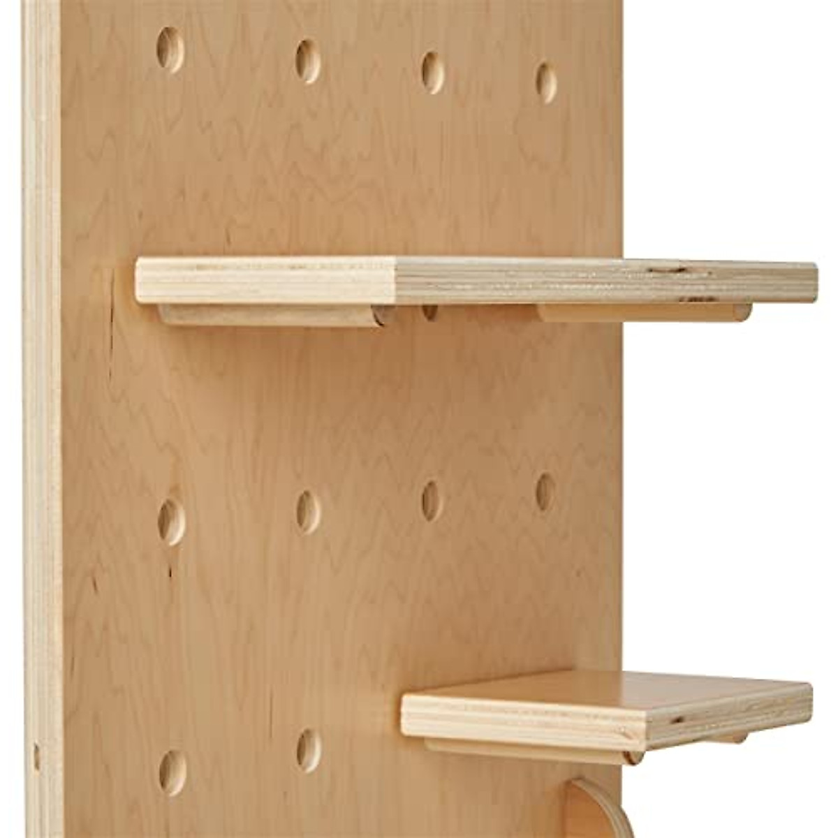 Dandelion 18 x 35 Pegboard Shelving Display, Countertop, Collapsible Design - Natural (DBMPBSM)