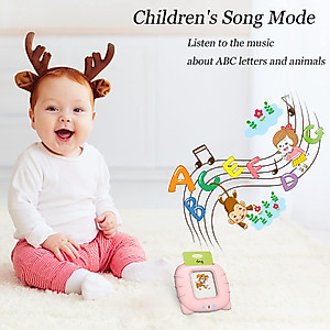 Startcan Talking Cards for Toddlers, Speech Therapy Toys Autism Toys, ABC 123 Sight Words Etc, Educational Learning Interactive Toys with Giftable Package (510-blue (New ABC+123+ 3 Songs))