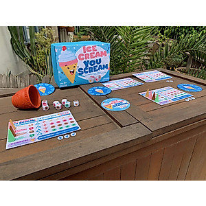 UNCORKED GAMES! Ice Cream You Scream! The Family Game of Dice! Kids Game Night, Party Game and Gift!