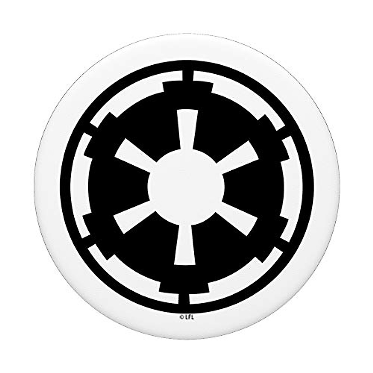 Star Wars Empire Black And White Logo PopSockets PopGrip: Swappable Grip for Phones & Tablets