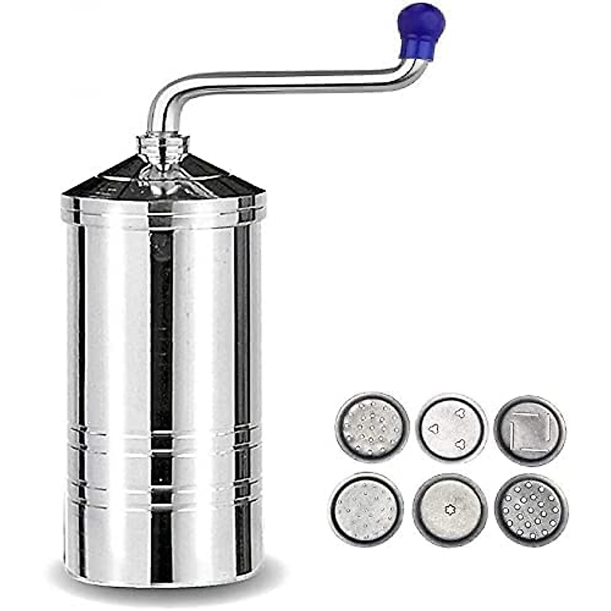 Tanish Trading Stainless Steel Pasta Maker, Stainless Steel Sev Maker,Sev Sanch maker,Manual Sev Maker,Pasta Maker