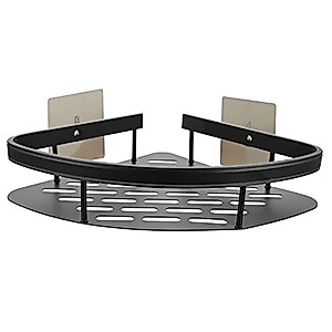 Holibanna Triangle Shelf Wall Mounted Shelves for Storage Corner Wall Shelves Bathroom Corner Storage Wall Floating Shelf Wall Mounted Bathroom Shelf Shower Towel Shelf Corner Shelf Tray